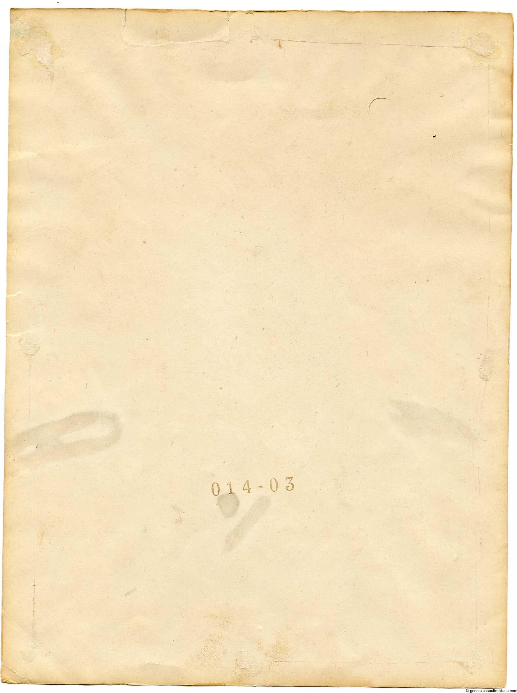 Colored SS portrait 18x24cm - Generalassaultmilitaria