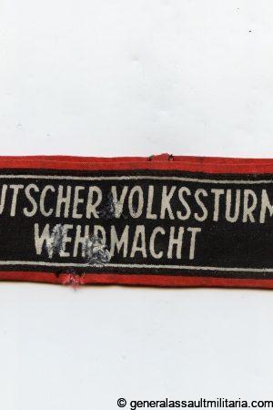 Deutscher Volkssturm Wehrmacht armband