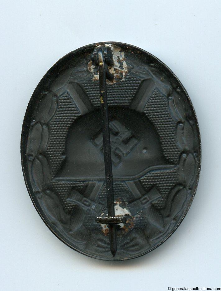 Wound badge in black - MM129 Fritz Kohm, Pfrozheim ...