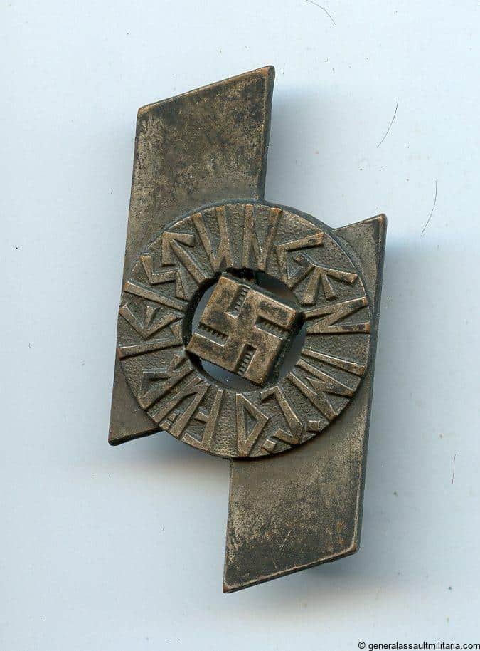 DJ proficiency badge in silver - Wächtler & Lange, Mittweida ...