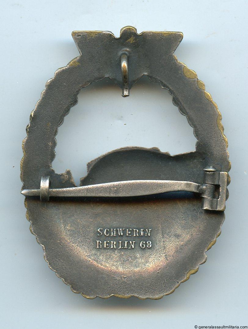 1st pattern Kriegsmarine E-boat badge – Schwerin, Berlin ...