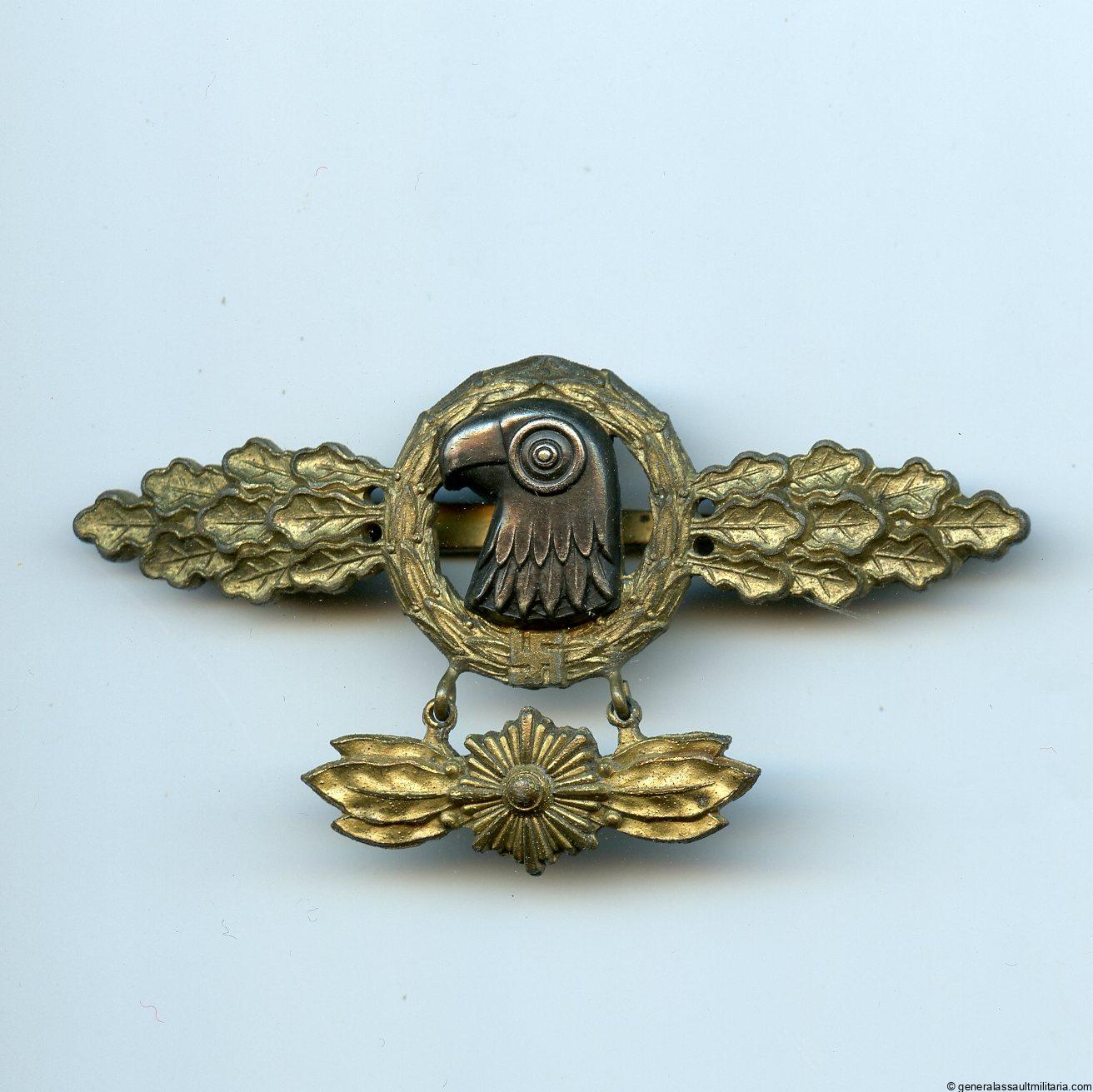 Luftwaffe recon clasp with pennant - C.E. Juncker, Berlin ...
