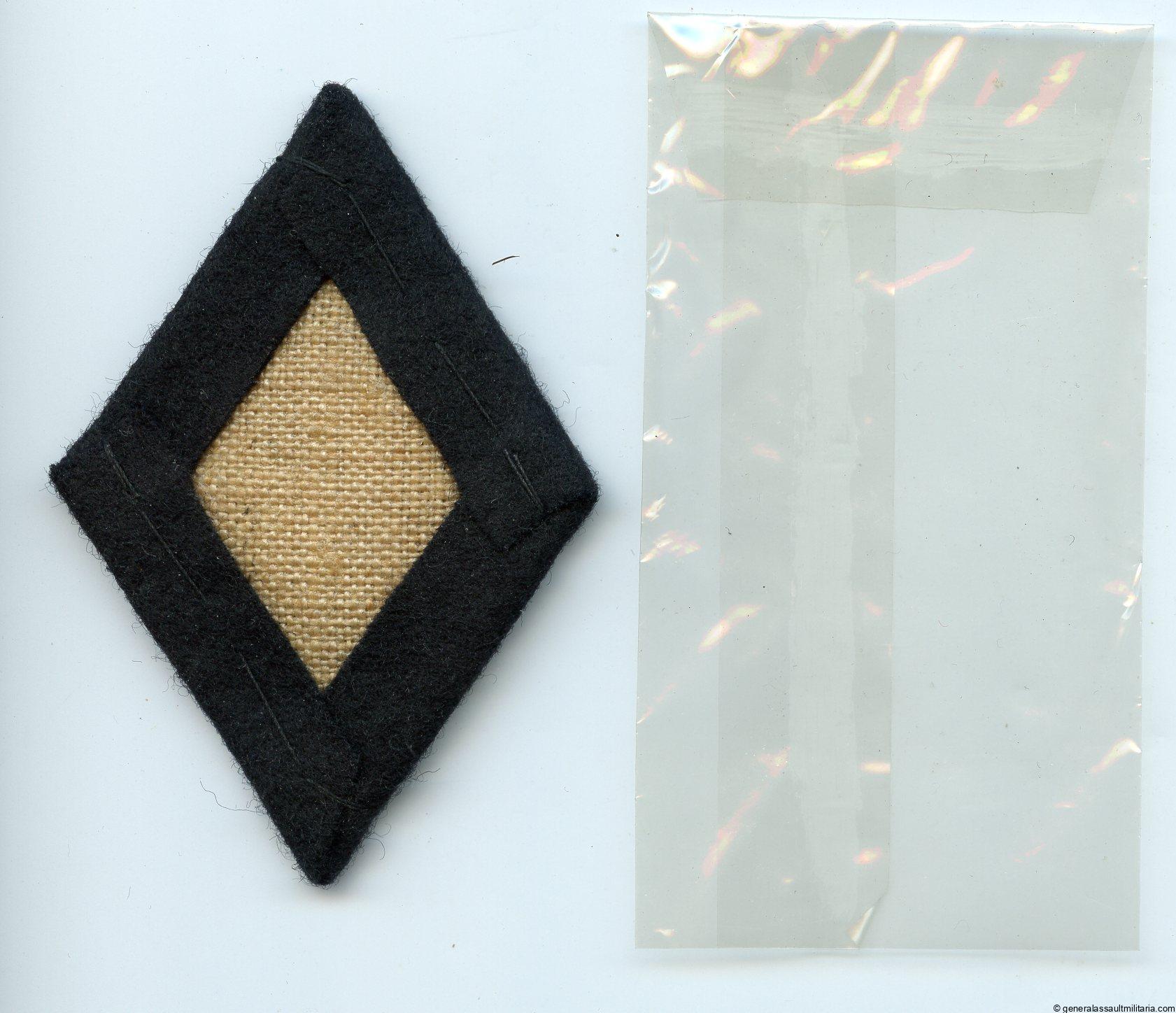 SS-TV officer sleeve diamond + packet - Generalassaultmilitaria