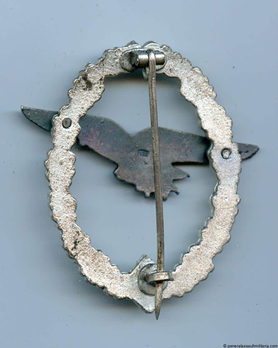 Luftwaffe glider pilot badge - L/58 Rudolf Souval, Wien ...
