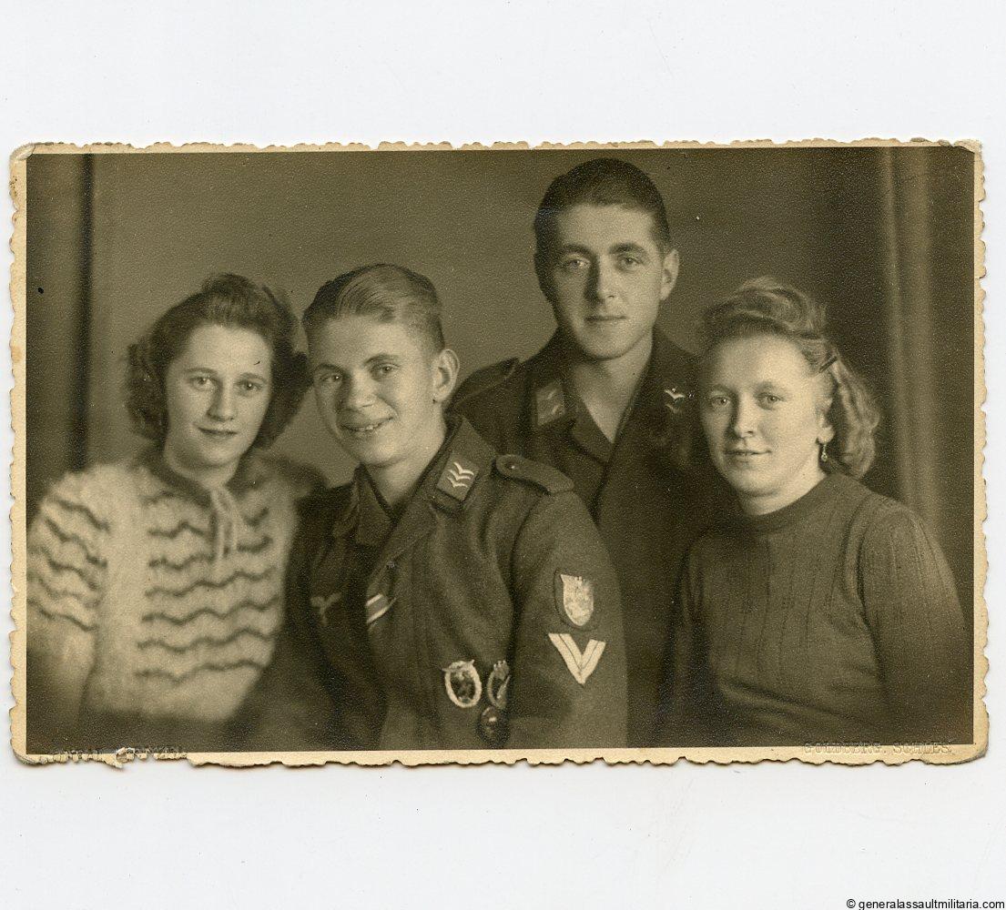 Luftwaffe Pionier portrait with Army Flak - Generalassaultmilitaria
