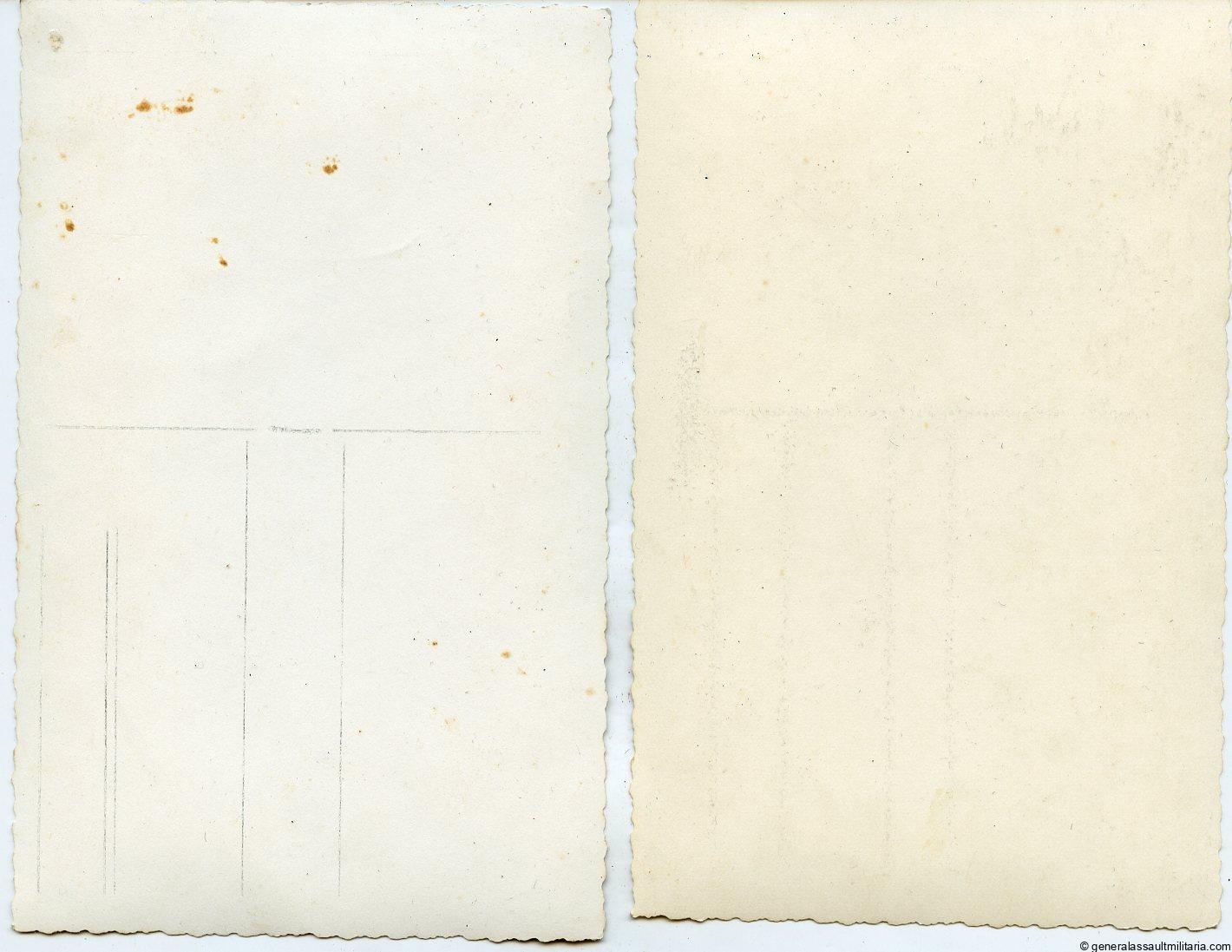 2x portrait of a highly decorated Flak member - Generalassaultmilitaria