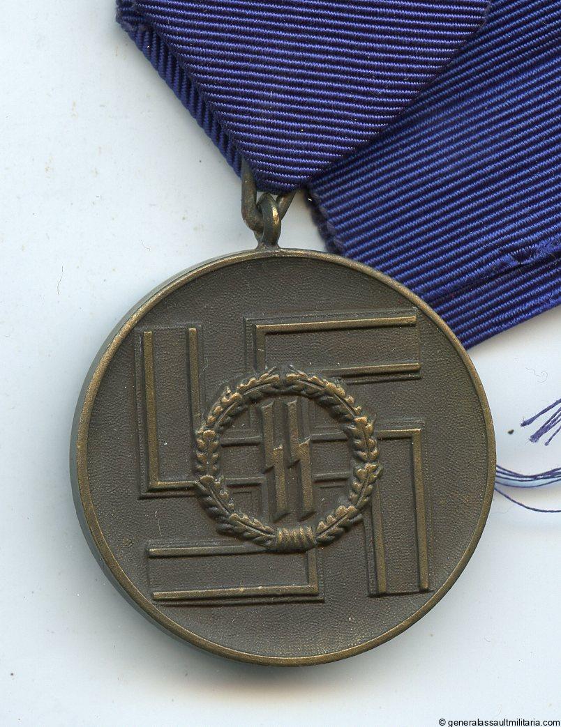 8 year SS service medal – Type II - Generalassaultmilitaria