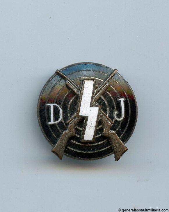 Deutsche Jugend shooting badge - RZM M1/77 - Generalassaultmilitaria