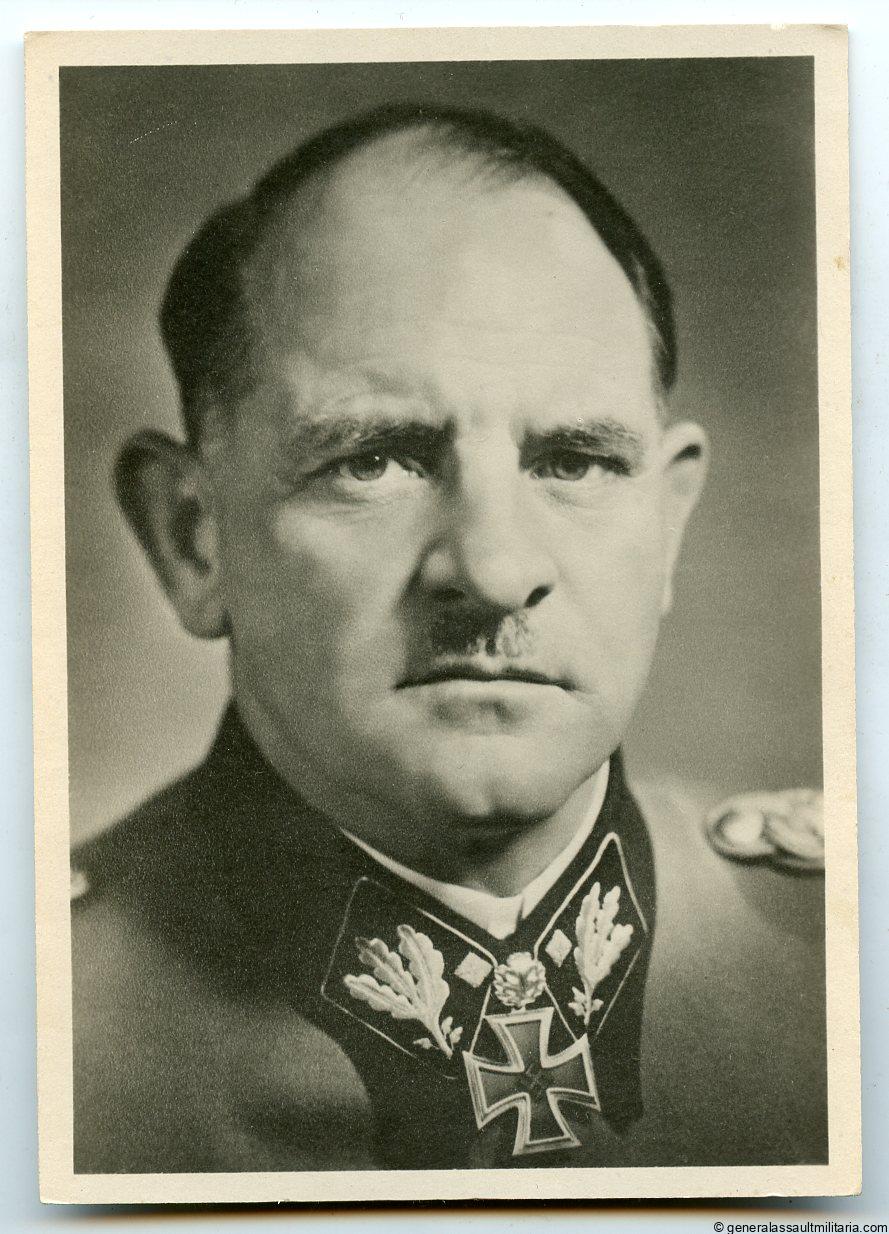 Josef Dietrich postcard - Generalassaultmilitaria