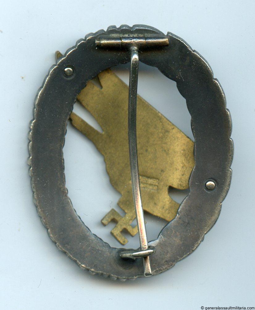 Luftwaffe paratrooper badge - Wilhelm Deumer, Lüdenscheid ...