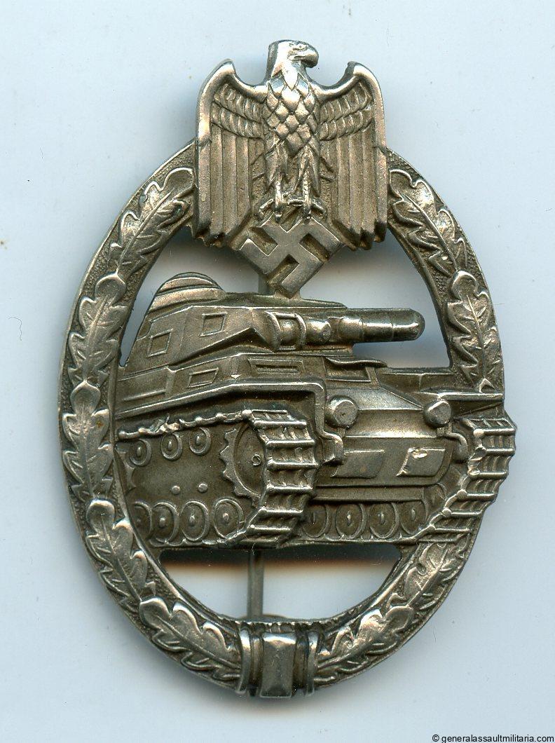 Panzer assault badge cut out - C.E. Juncker, Berlin ...