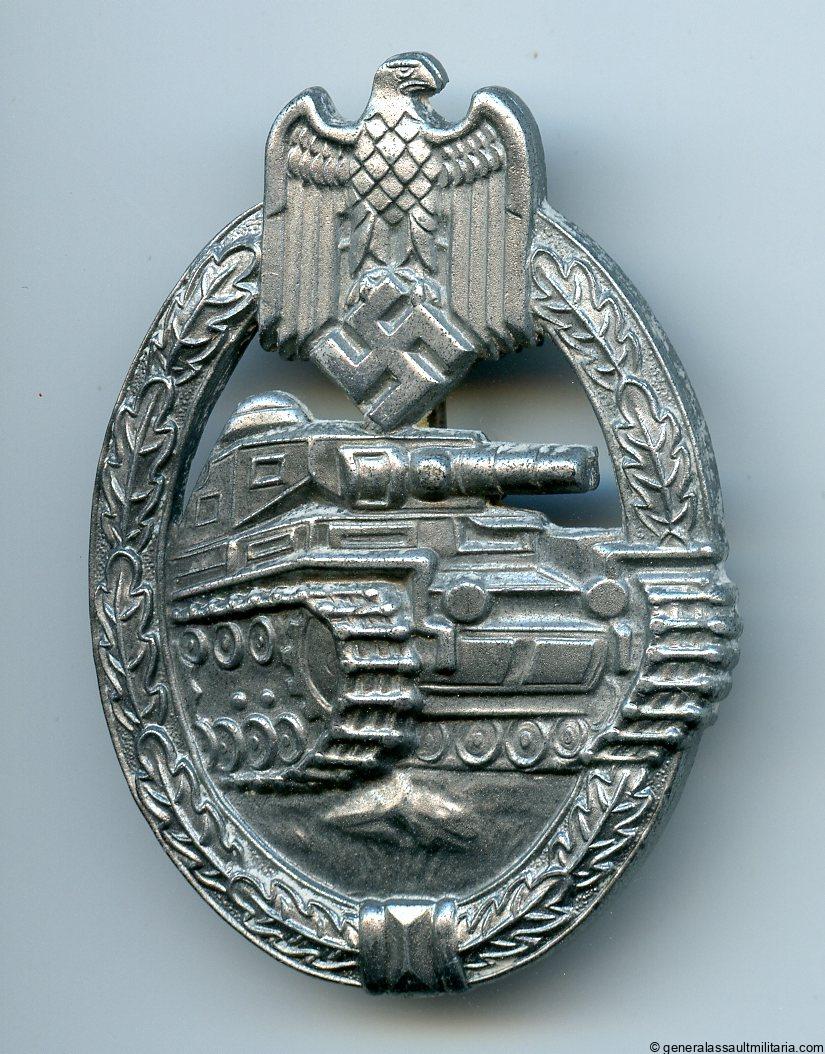 Panzer assault badge in silver – Frank & Reif, Stuttgart ...